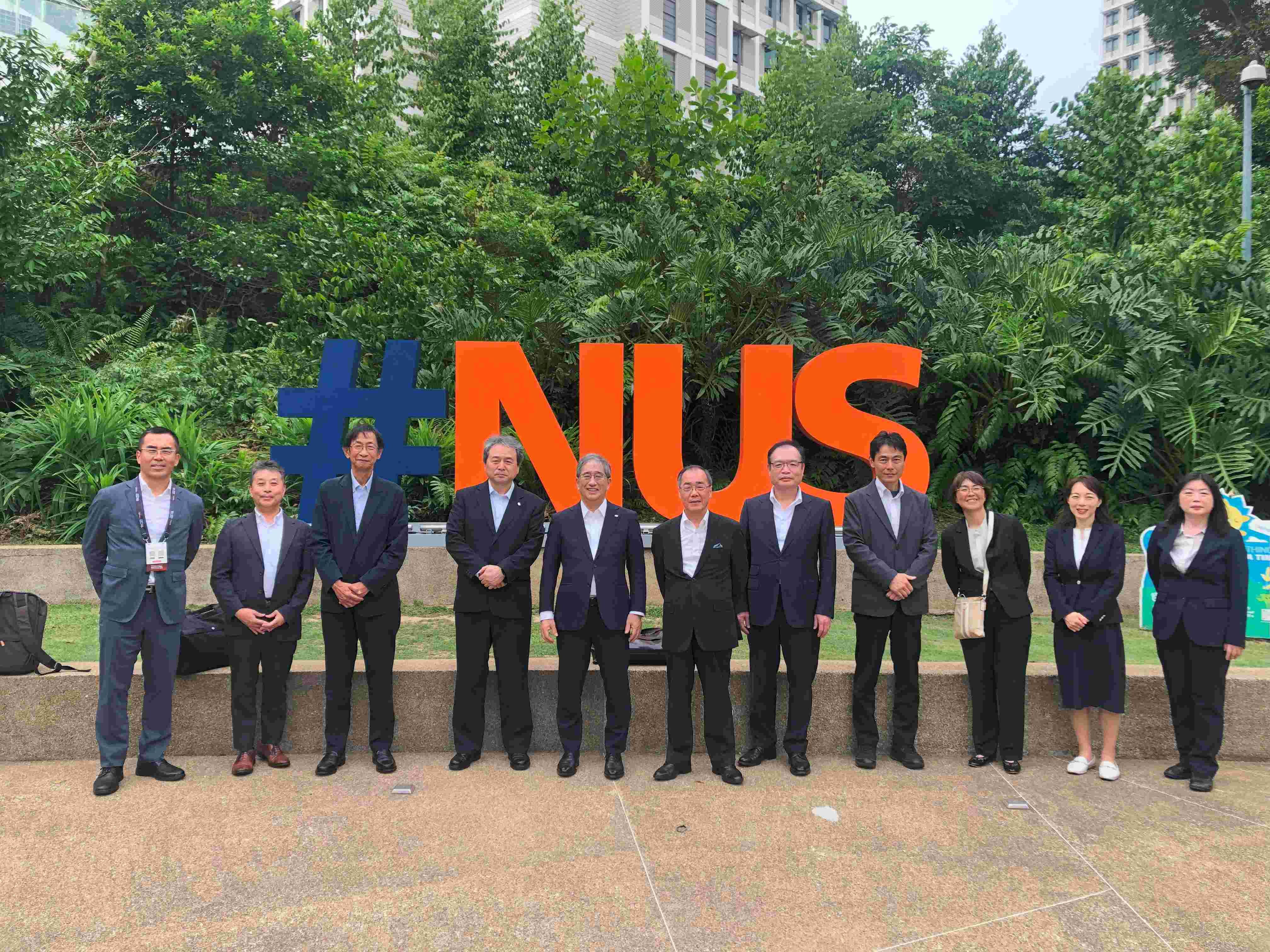Nagoya University President Visits National University of Singapore | NUGC